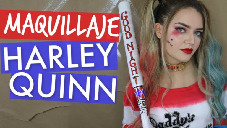 Maquillaje Harley Quinn fácil: tutorial paso a paso