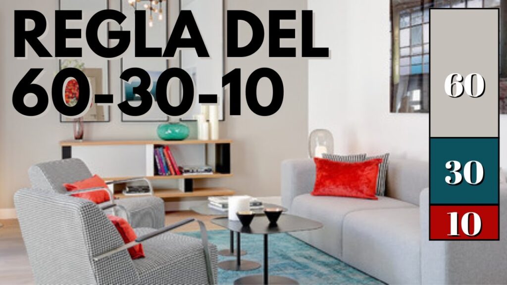 La regla 60 30 10: cómo elegir colores para tu hogar